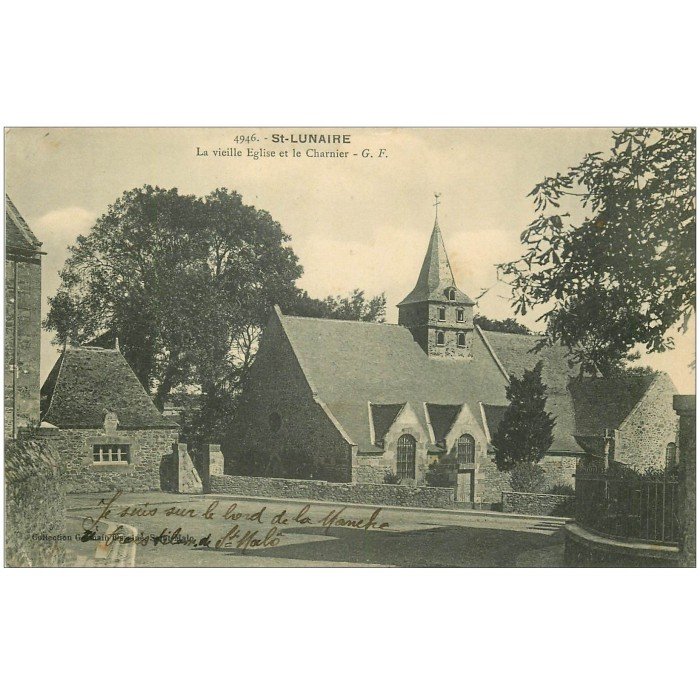 35 SAINT-LUNAIRE. Eglise et Charnier 1914