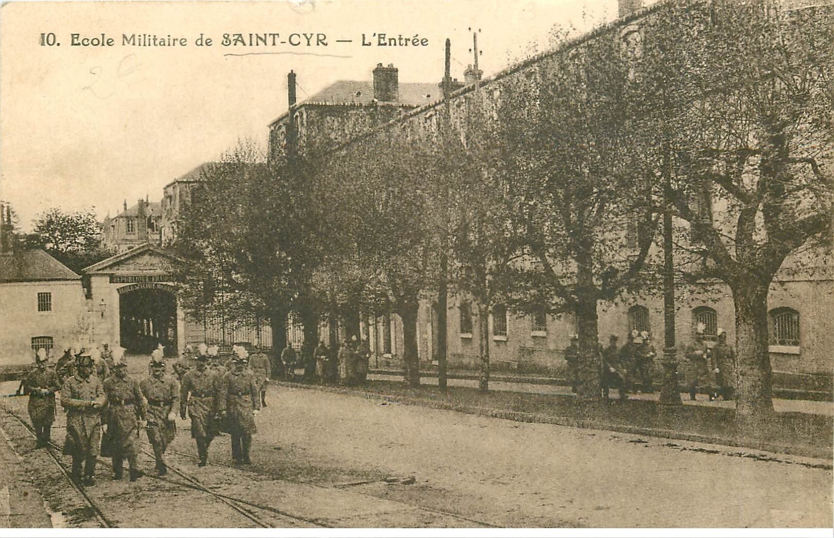 78 ECOLE MILITAIRE DE SAINT-CYR. Entrée vers 1923