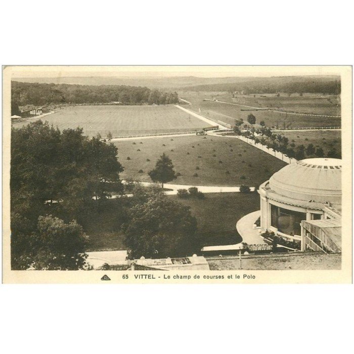 88 VITTEL. Champ de Courses et le Polo 1937