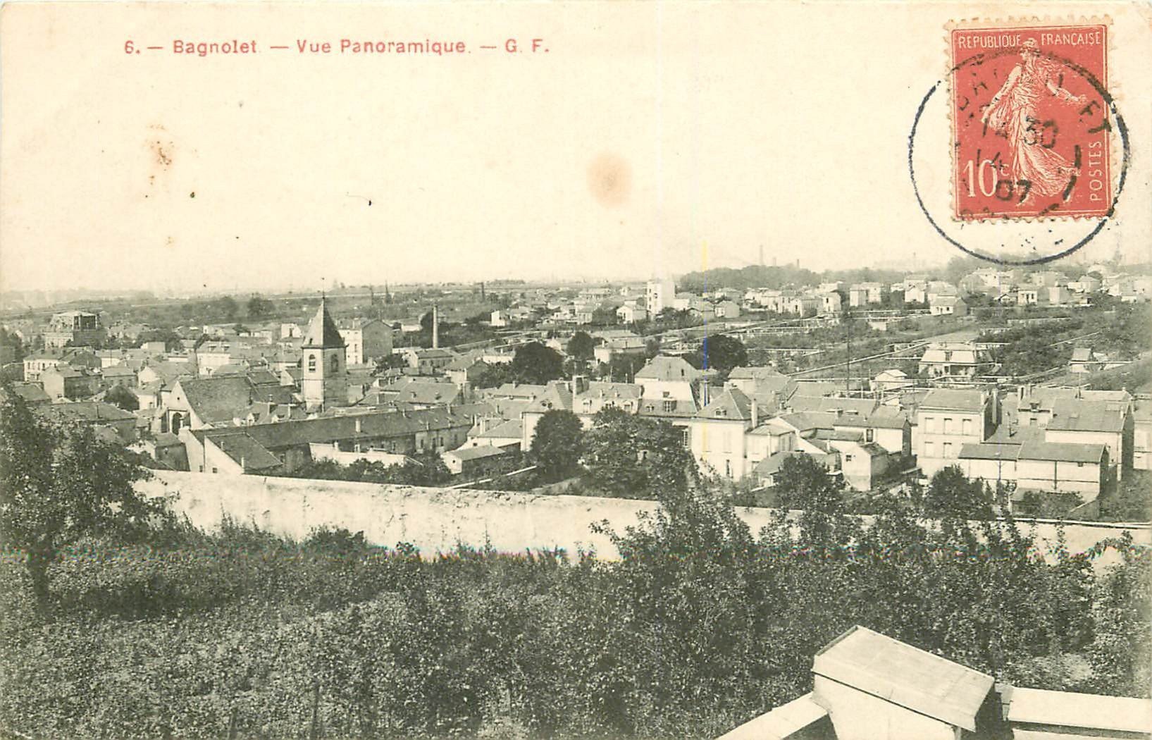 93 BAGNOLET. Vue Panoramique 1907