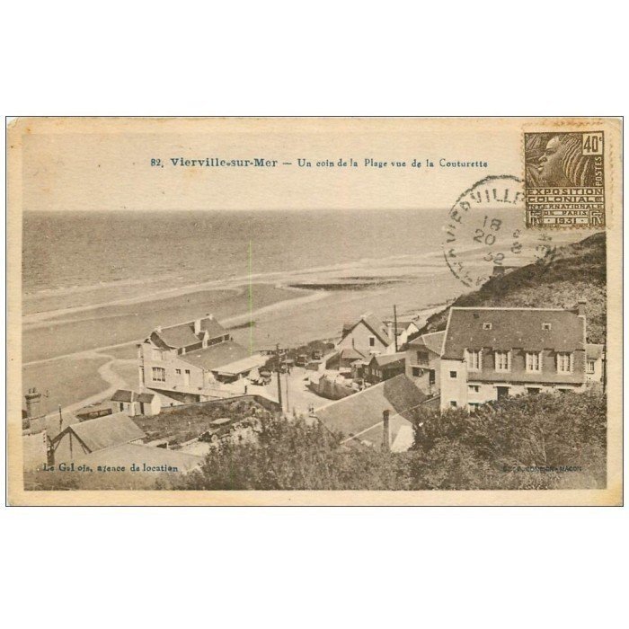 14 VIERVILLE-SUR-MER. Grotte Pointe de la Percée