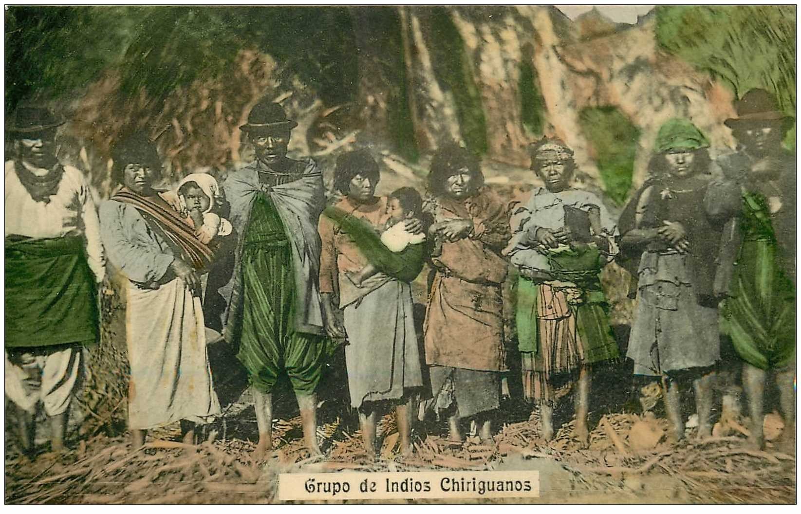 ARGENTINE ARGENTINA. Grupo de Indios Chiriguanos. Impeccable et vierge