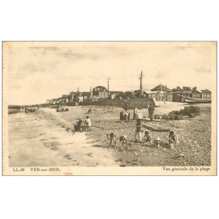 14 VER-SUR-MER. La Plage 1937