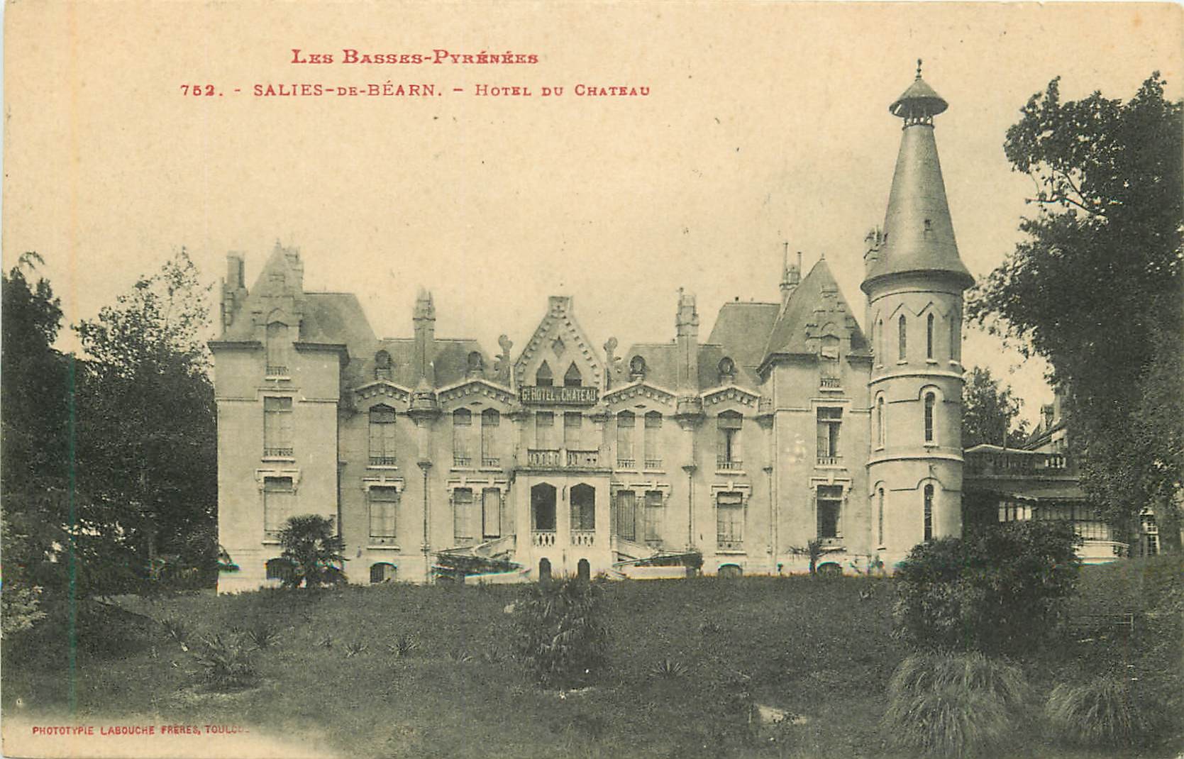 2 x Cpa 64 SALIES-DE-BEARN. Hôtel du Château et Hôtel de la Paix avec ... 2 x Cpa 64 SALIES-DE-BEARN. Hôtel du Château et Hôtel de la Paix avec ...