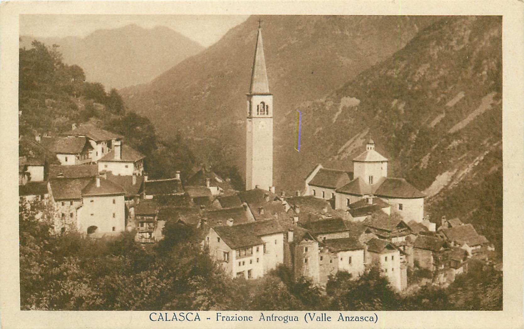 Italie CALASCA. Frazione Anfrogua Valle Anzasca 1930