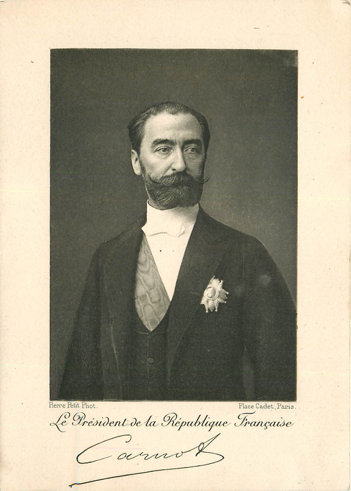 POLITIQUE. Sadi Carnot Président de la République