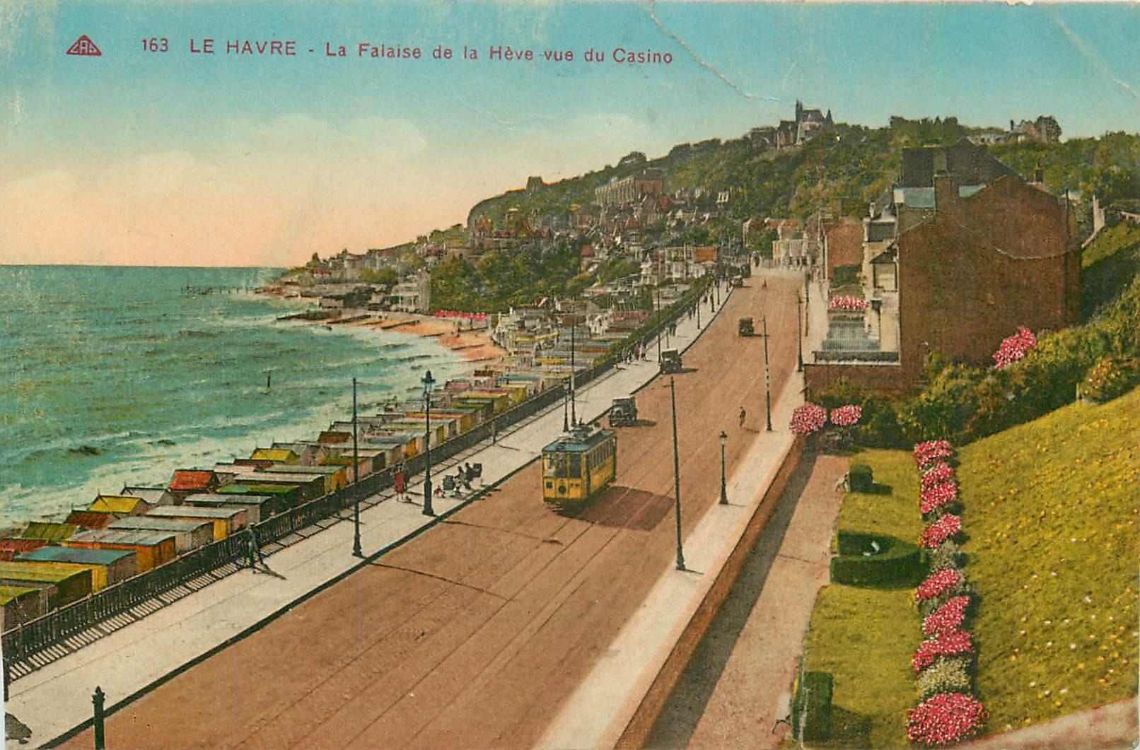 4 cpa 76 LE HAVRE. Falaise Hève, Ste-Adresse, Plage et Jardin Hôtel de ...